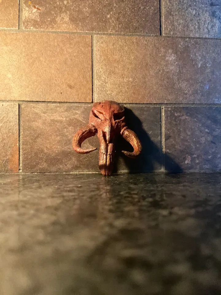 Mini mandalorian skull by Grayson Smith | Download free STL model ...