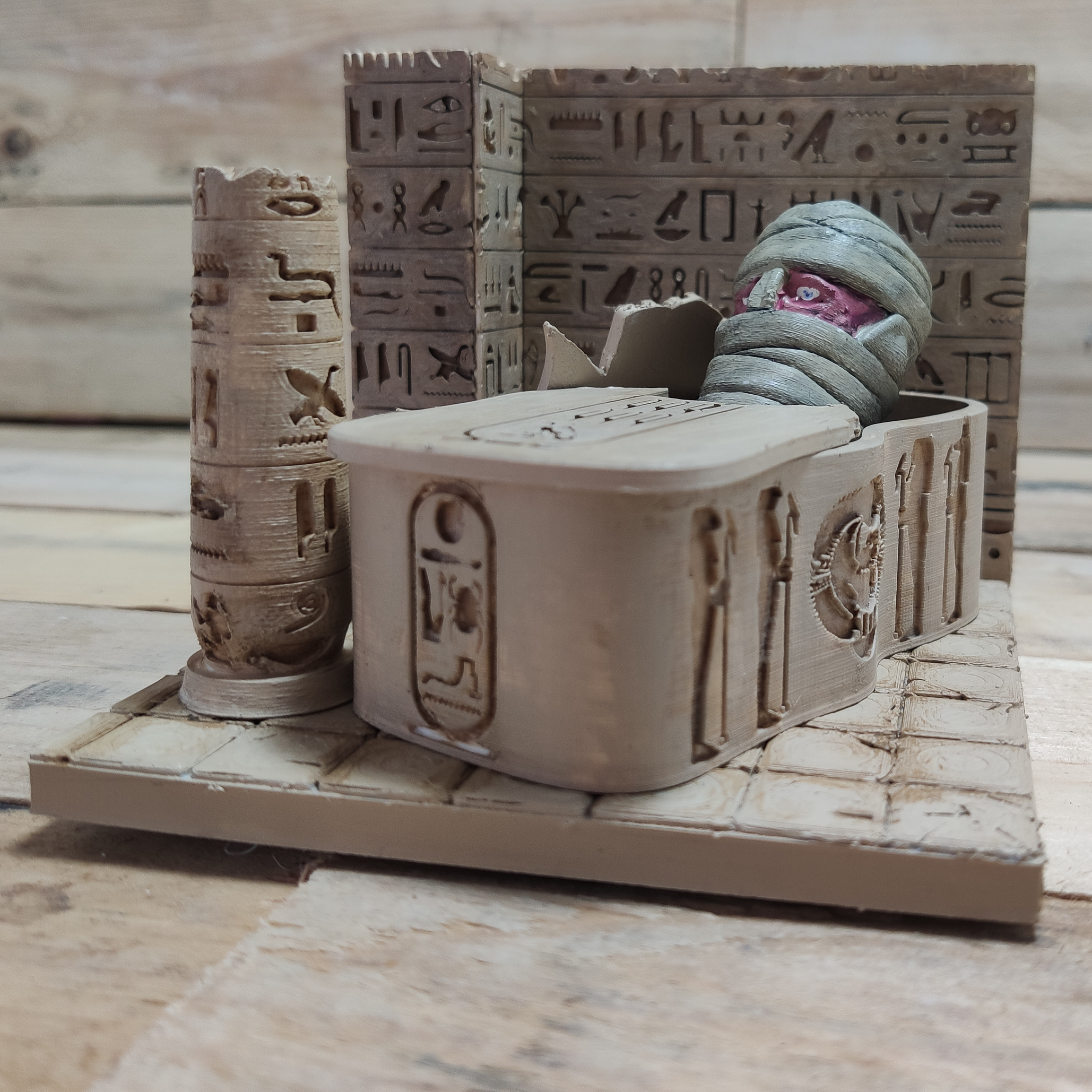 The Mummy Diorama by The3Dprinting | Download free STL model ...