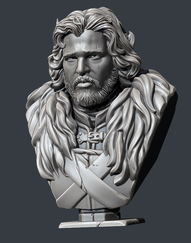 Jon Snow (Night's Watch Edition) by Eastman | Printables Store
