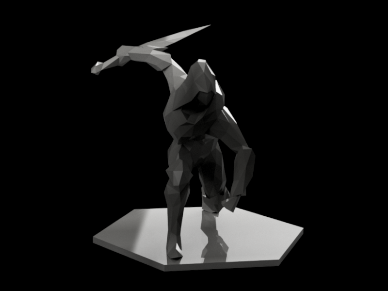Low Poly Assassin by JPfeil | Download free STL model | Printables.com