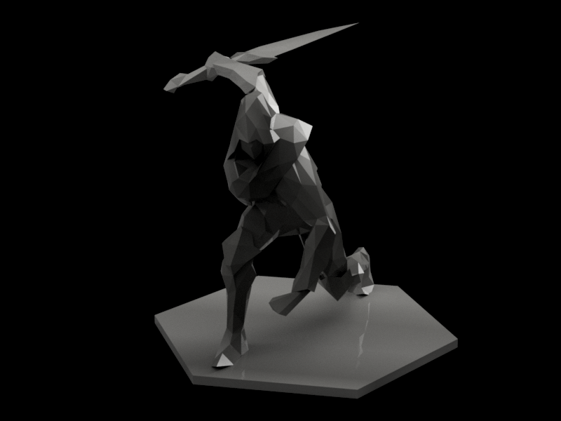 Low Poly Assassin by JPfeil | Download free STL model | Printables.com