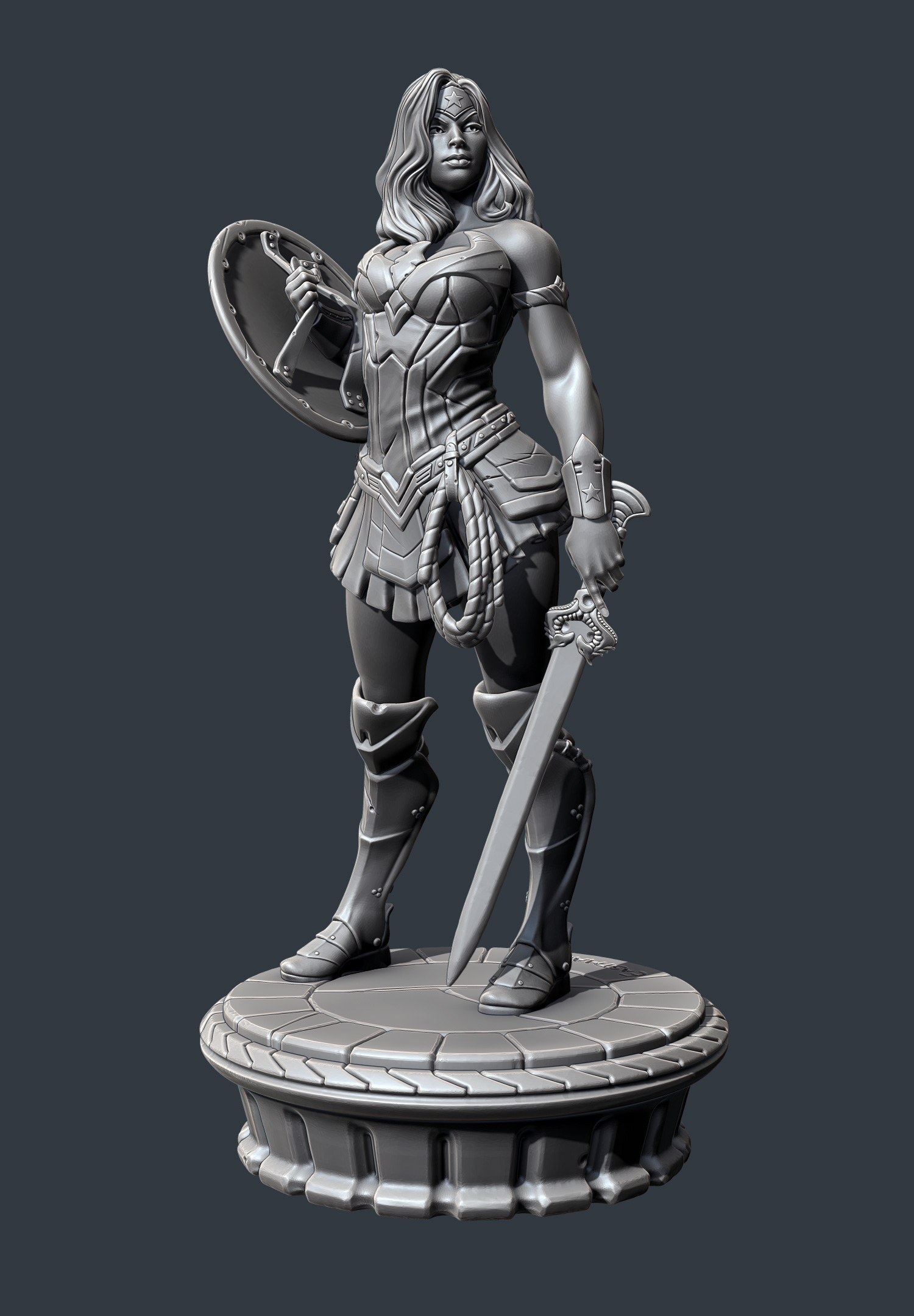 Wonder Woman Statue by Eastman | Download free STL model | Printables.com