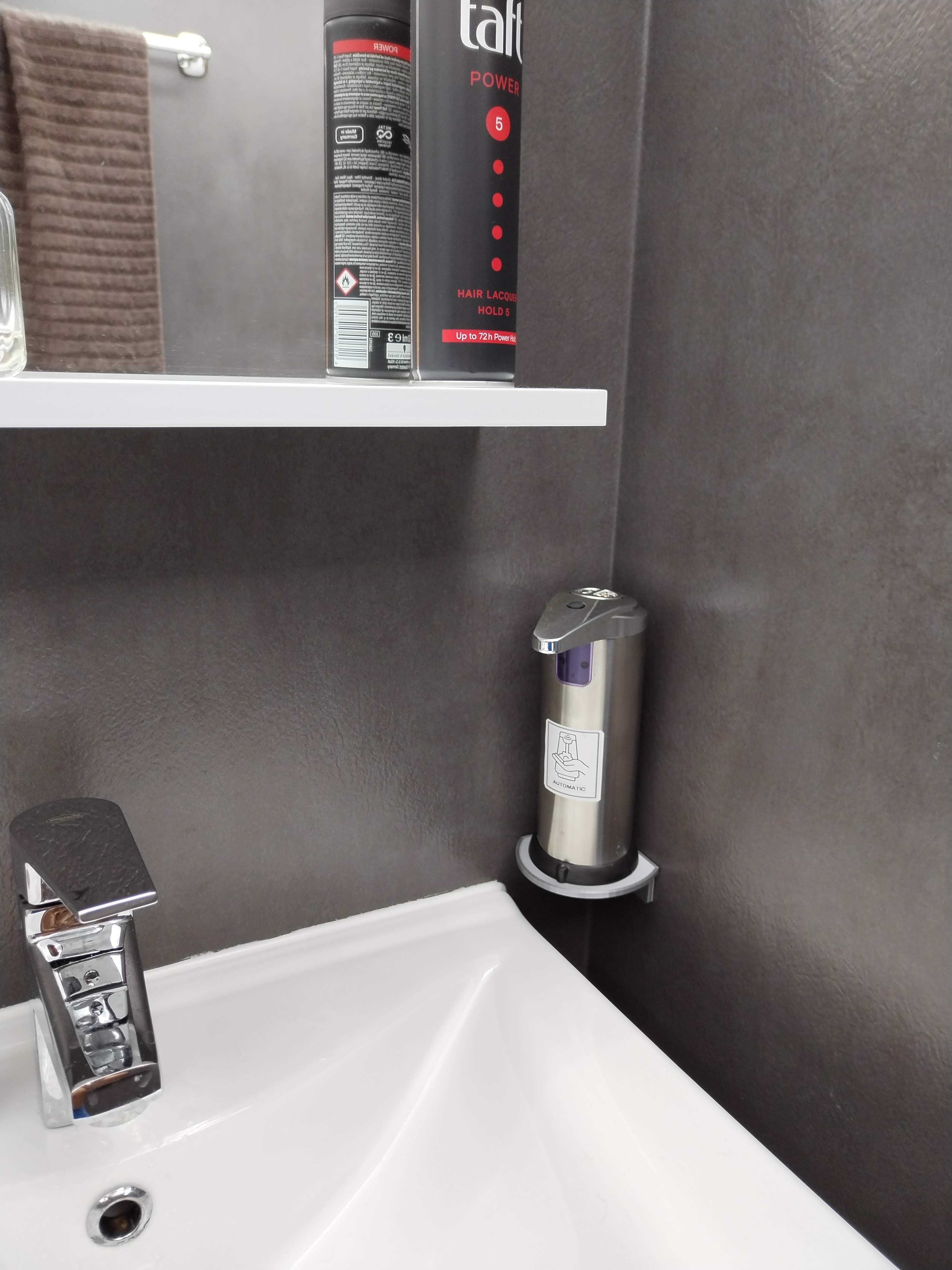 Automatic soap dispenser shelf by Petr Soukal | Download free STL model ...