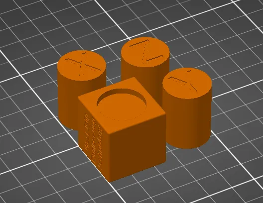 XYZ Axis Block by bbuonomo | Download free STL model | Printables.com