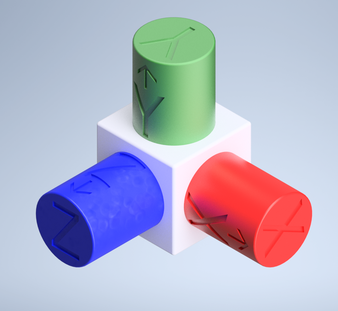 XYZ Axis Block by bbuonomo | Download free STL model | Printables.com