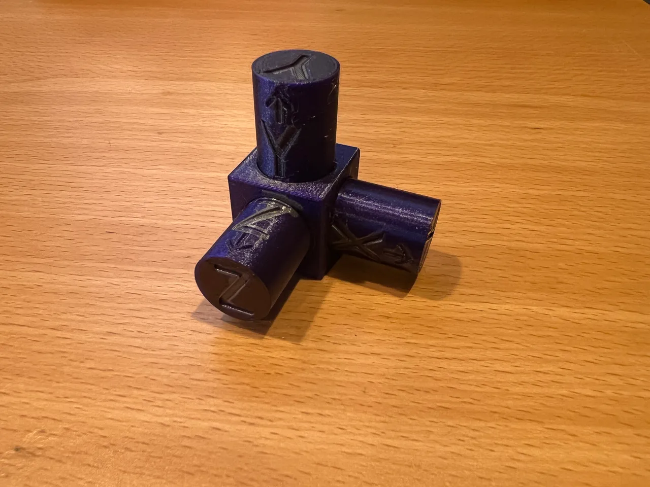 XYZ Axis Block by bbuonomo | Download free STL model | Printables.com