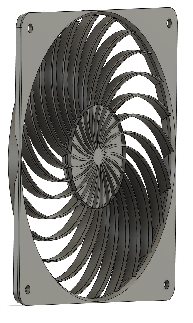 Fan shrouds 140mm by Ravenwreck | Download free STL model | Printables.com