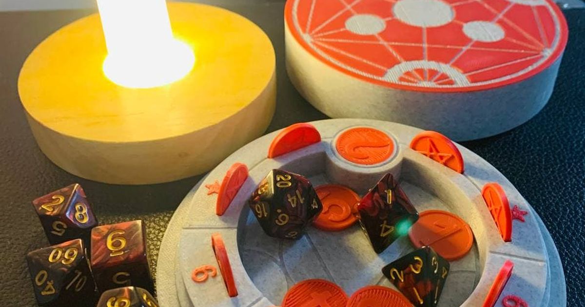 D&D 5e Spell Slot Tracker and Dice Vaults - Class Specific by Conr8r ...