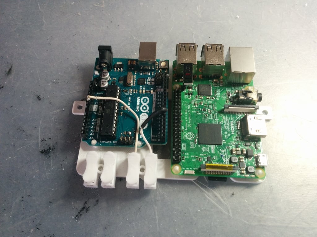 Support Raspberry et Arduino by Wyman | Download free STL model ...