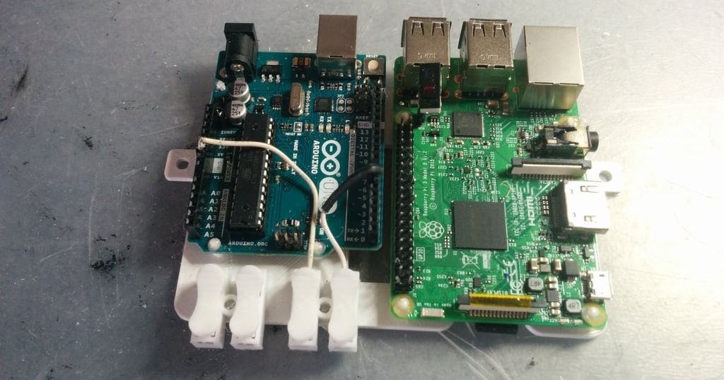 Support Raspberry et Arduino by Wyman | Download free STL model ...