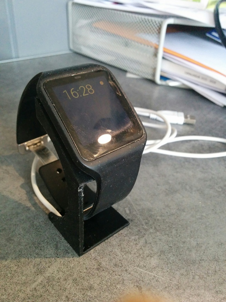 Support Smartwatch Sony by Wyman | Download free STL model | Printables.com