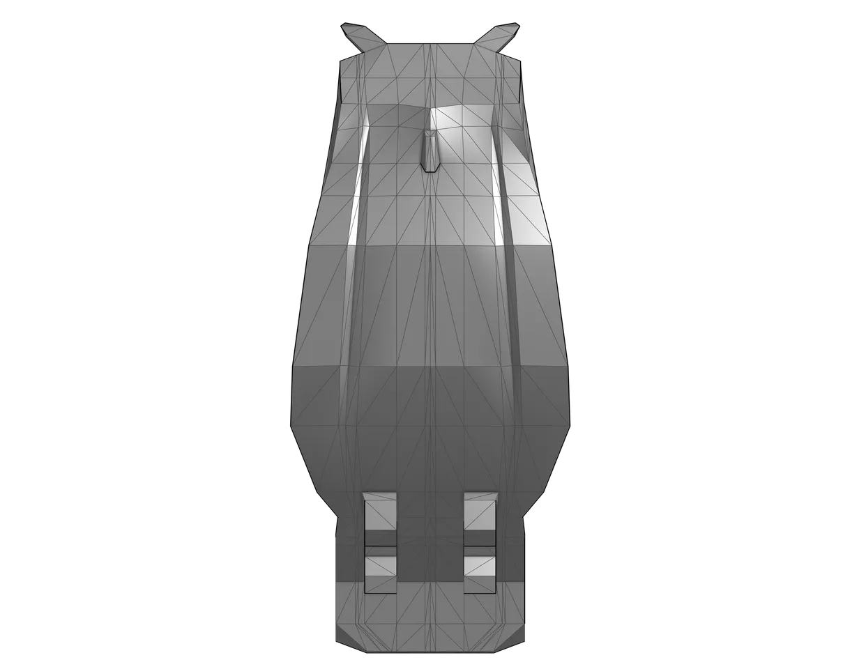 LowPoly Owl by Q52 | Download free STL model | Printables.com