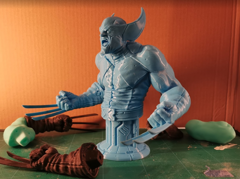 Wolverine SNIKT! bust by Eastman | Printables Store