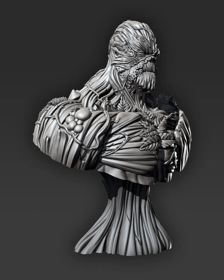 Swamp Thing Bust by Eastman | Download free STL model | Printables.com