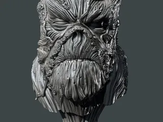 Swamp Thing (Detailed Head) Bust by Eastman | Download free STL model ...