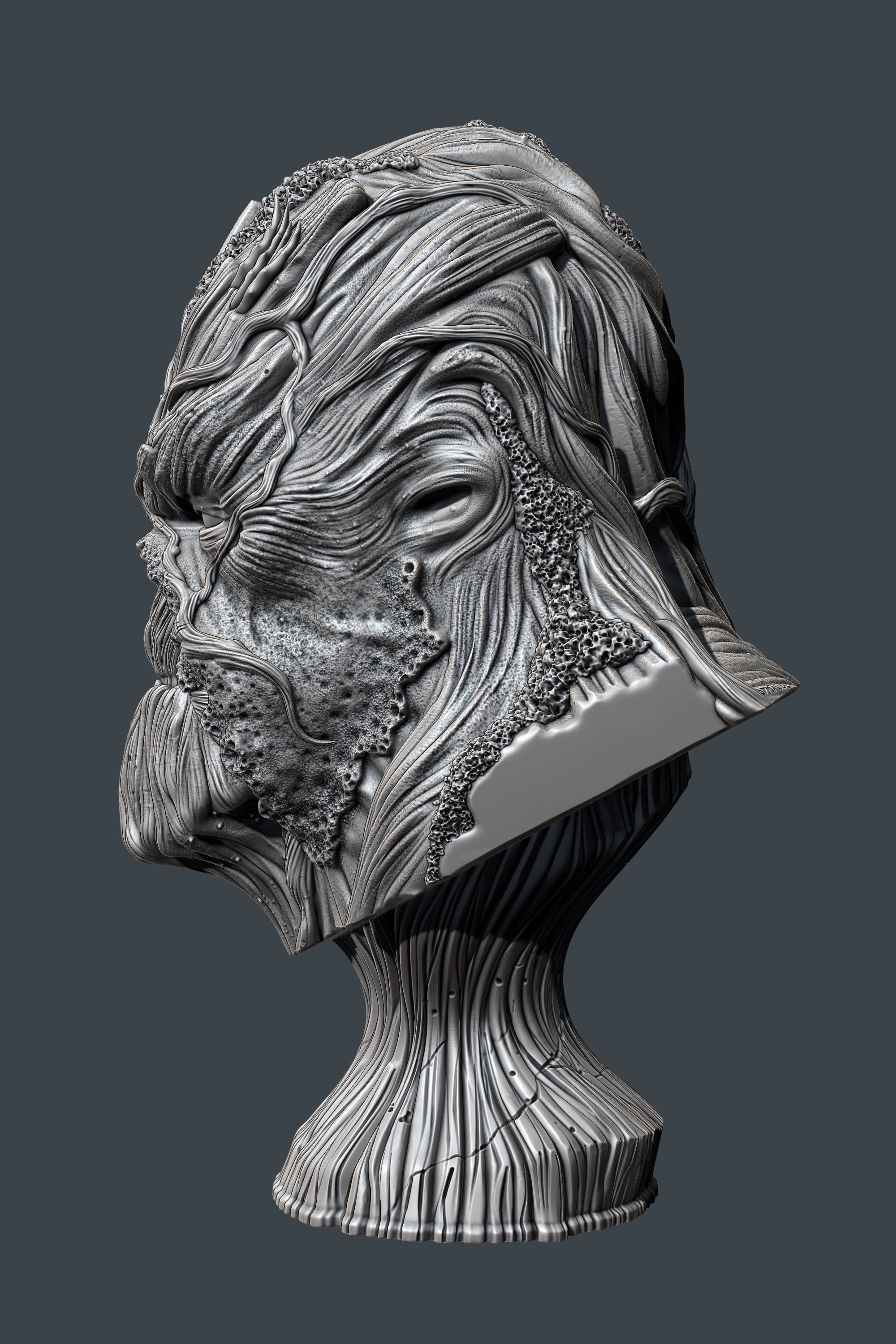 Swamp Thing (Detailed Head) Bust by Eastman | Download free STL model ...