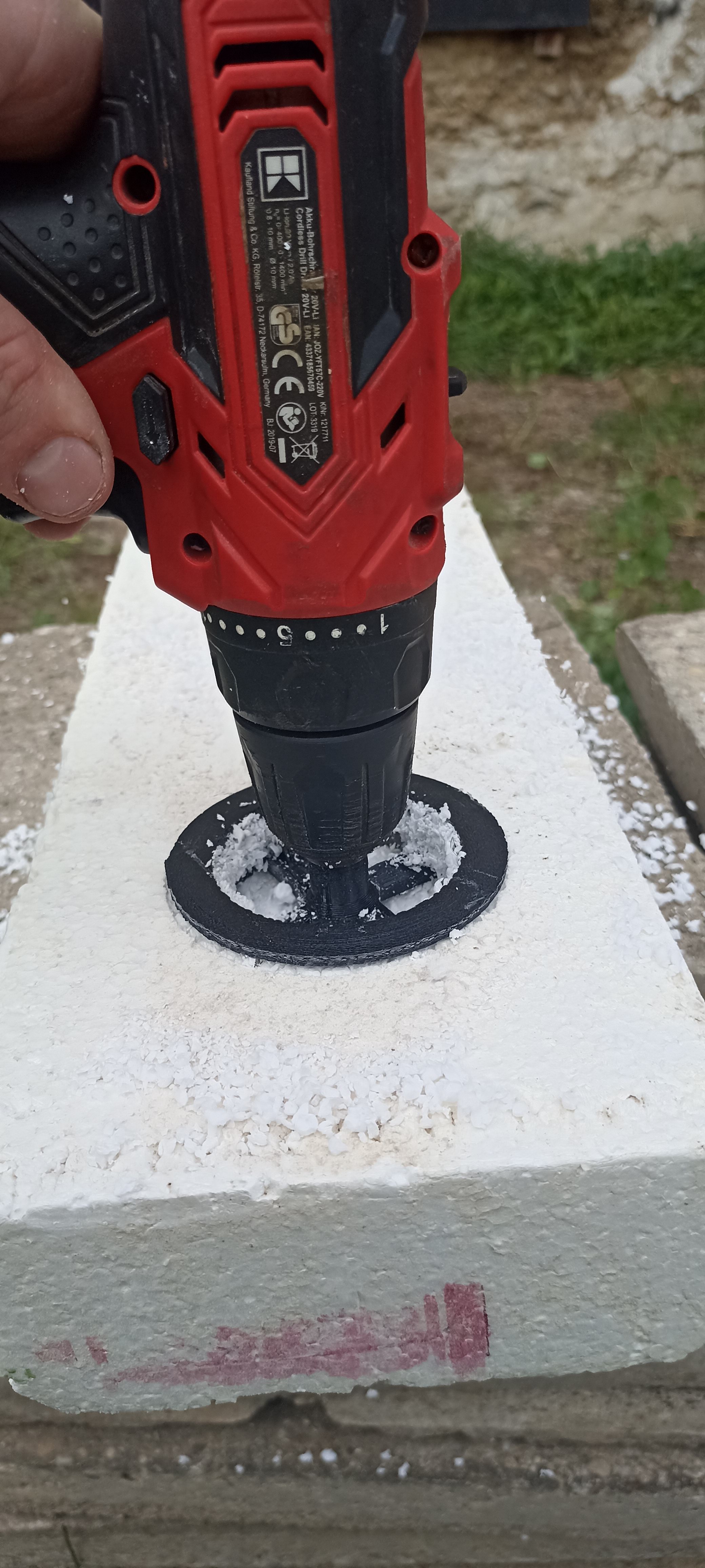 polystyrene cutter 65mm drill bit, freza do polystyrenu. by Maraktos ...