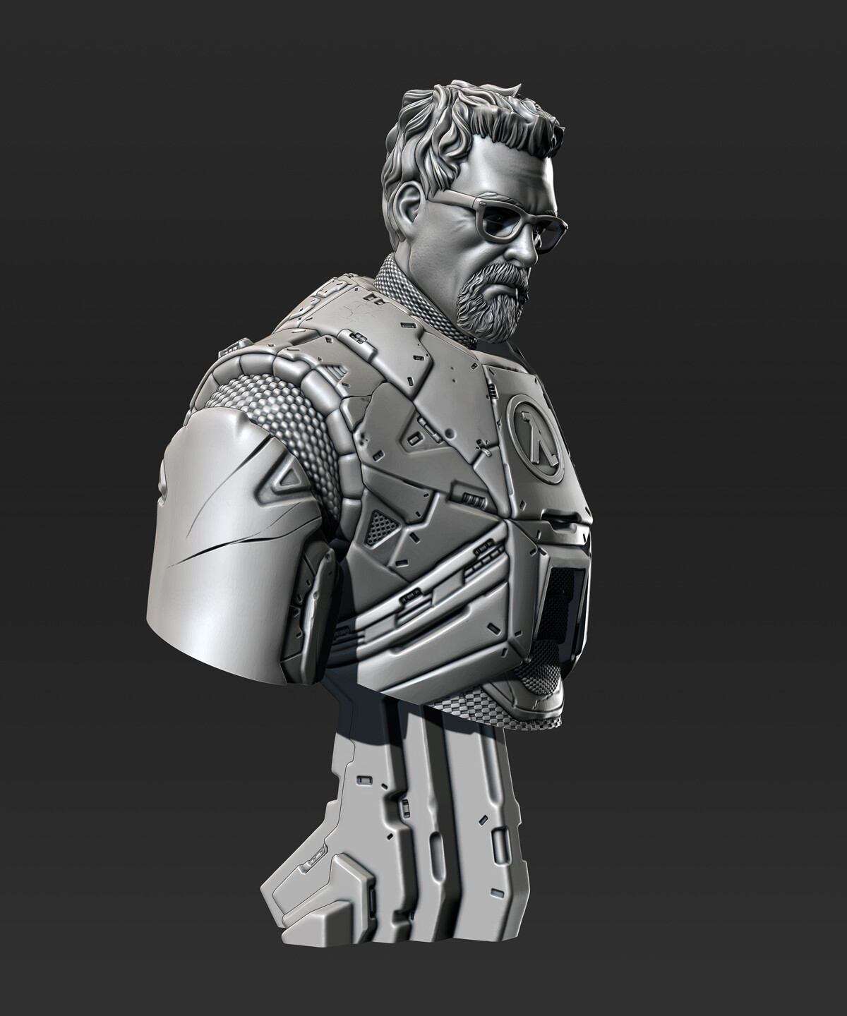 Gordon Freeman Bust by Eastman | Printables Store