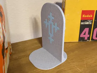 Cross Bookend by Isaiah Camacho | Download free STL model | Printables.com