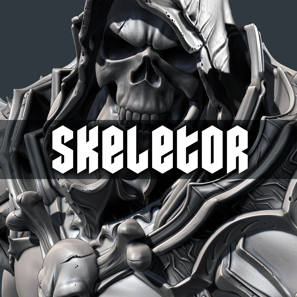 Skeletor Bust por Eastman | Tienda de Printables