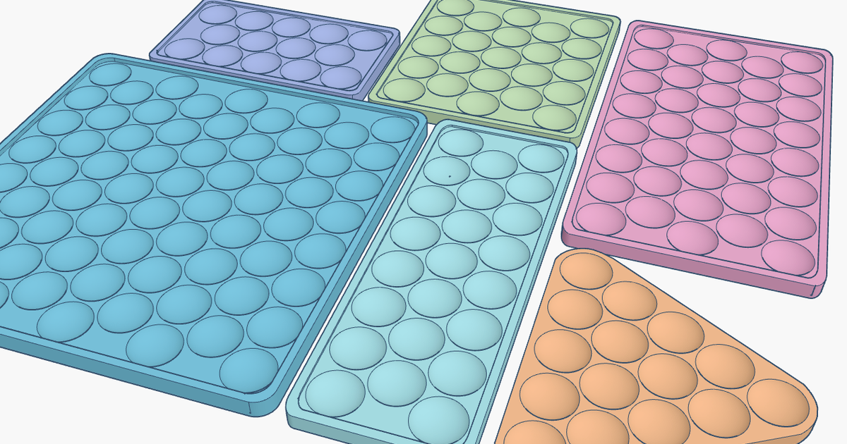 Scalable Sorting Trays x 6 by Triple G Workshop | Download free STL ...