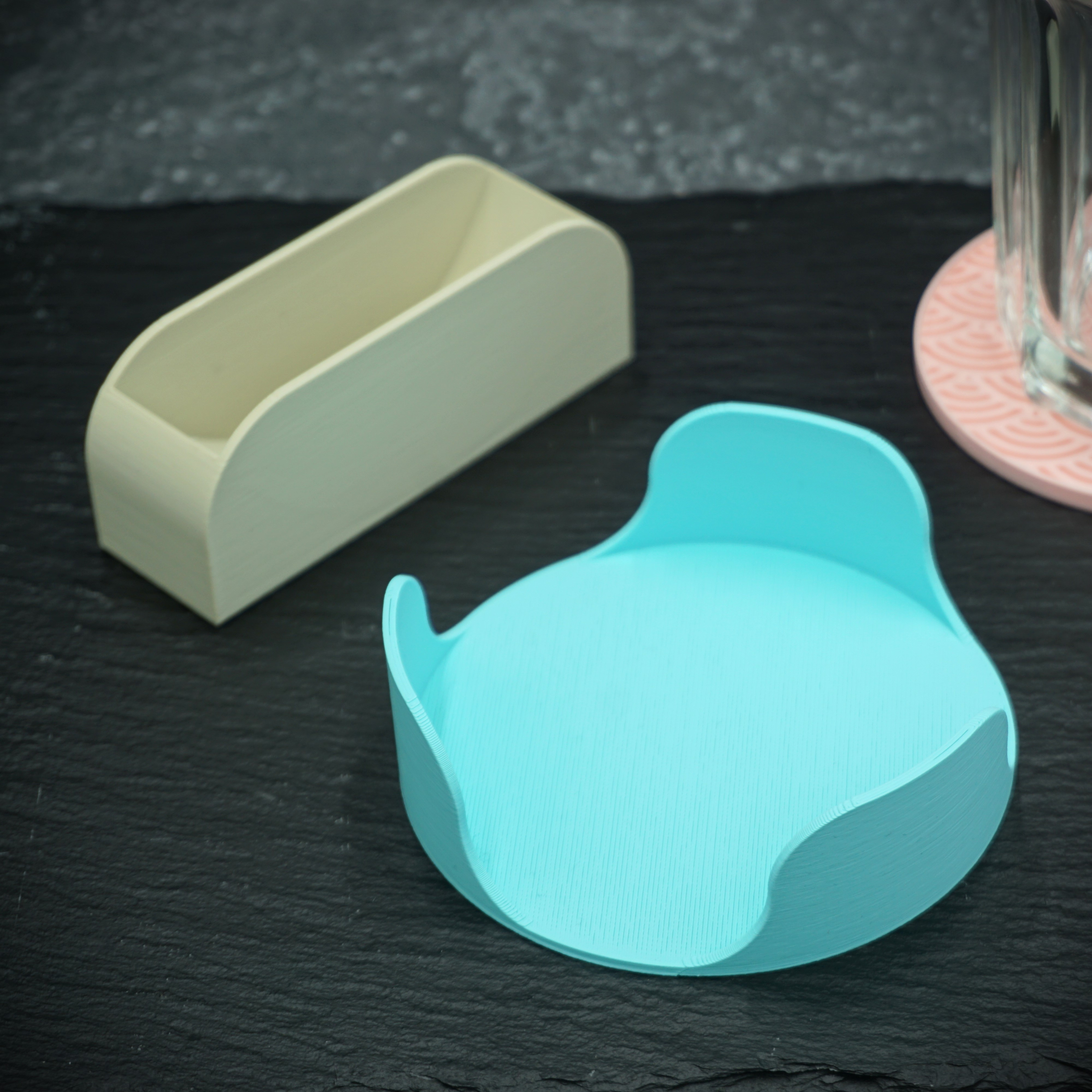 Simple coasters with storage by Preischl 3D | Download free STL model ...