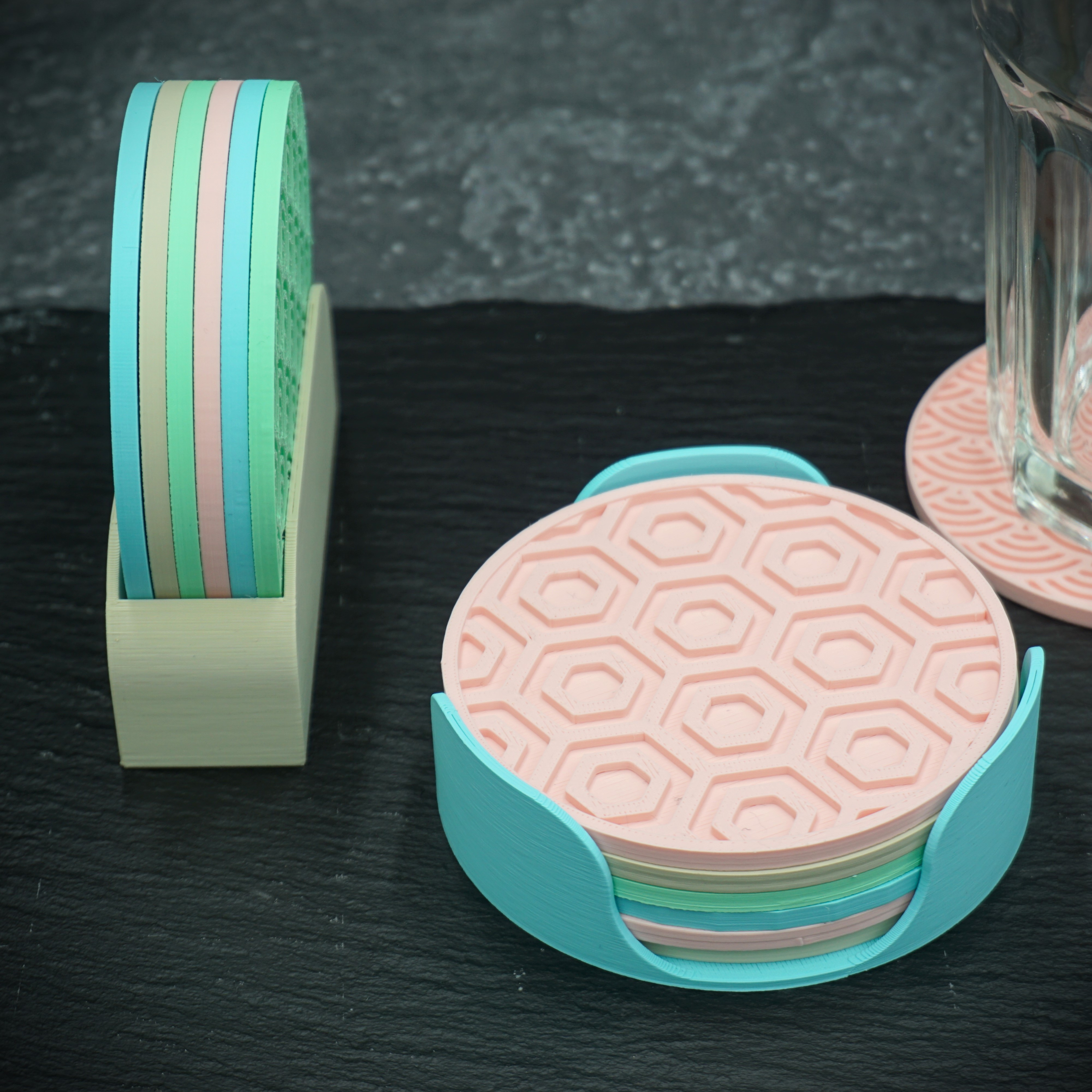 Simple coasters with storage by Preischl 3D | Download free STL model ...