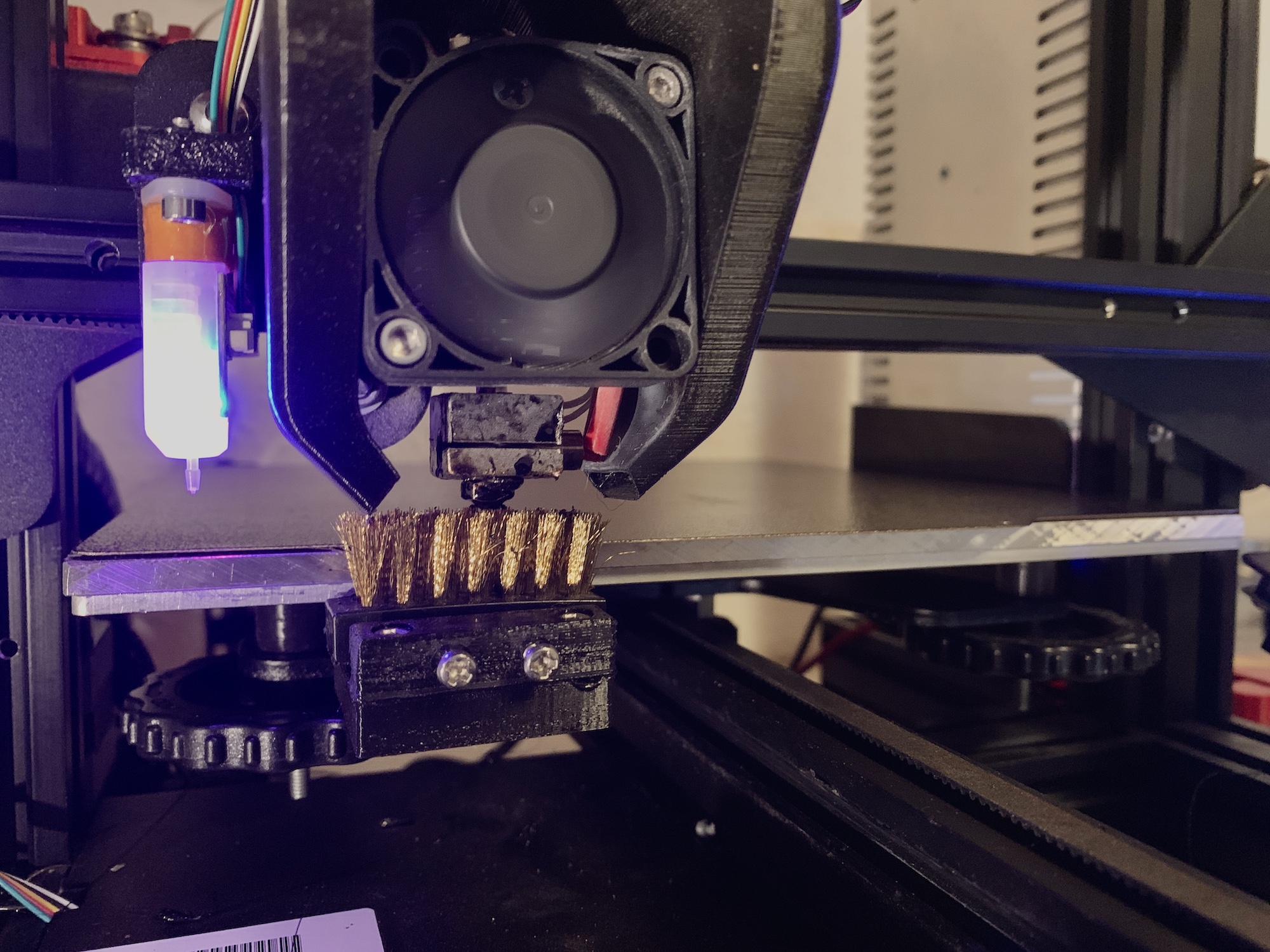 Ender 3 nozzle brush by BigDee | Download free STL model | Printables.com