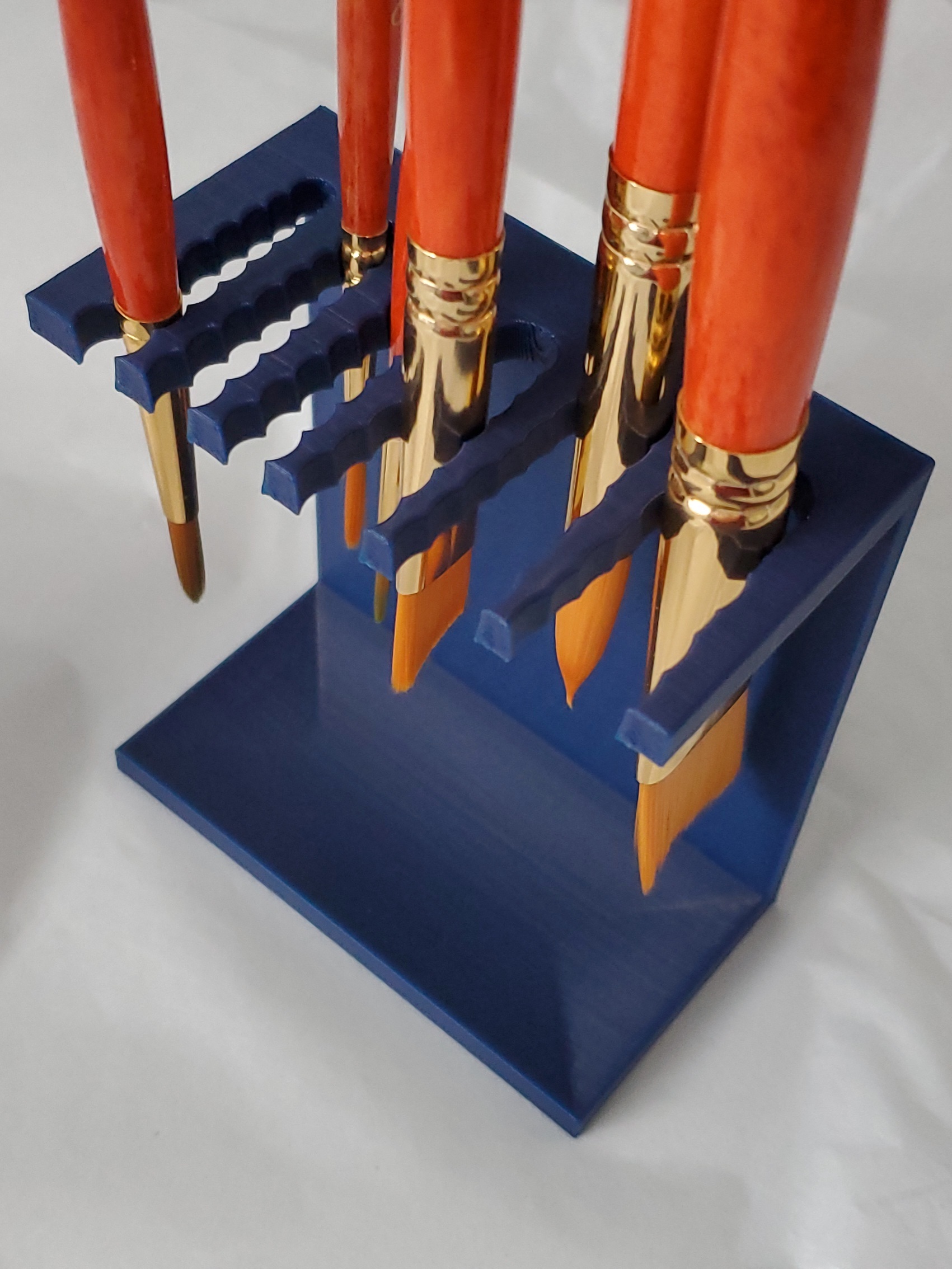 6-slot paint brush rack with drip tray | Extended brush sizes! by Karen ...