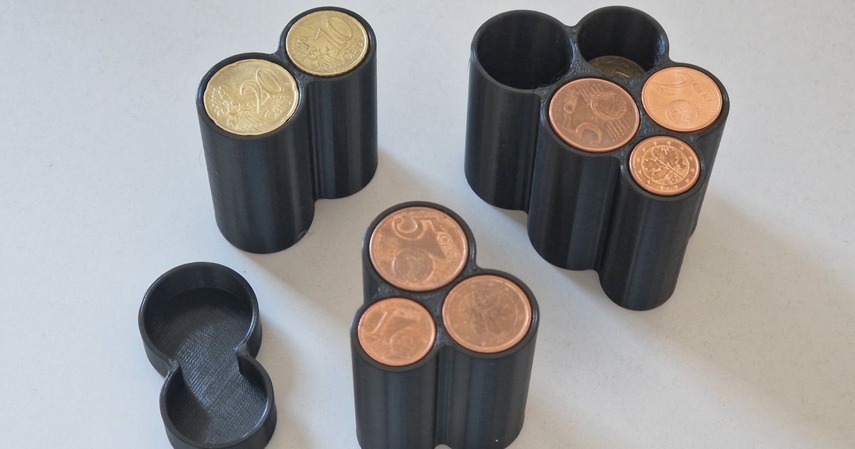 Euro Coin Box by mrusk | Download free STL model | Printables.com