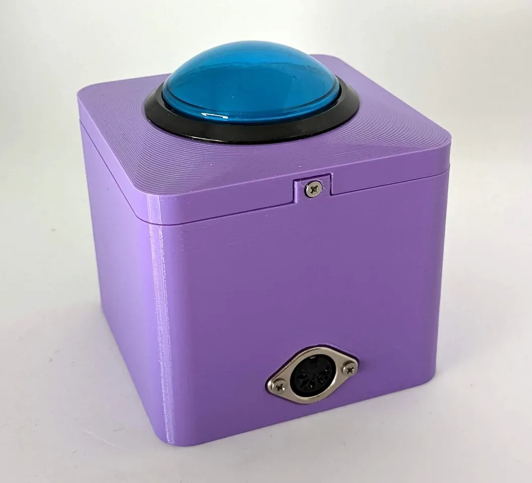 Big Button with a curved top by Marcel V | Download free STL model ...