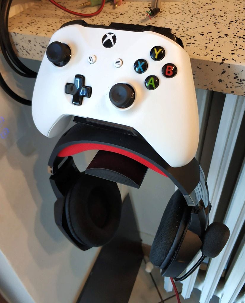 Xbox one - Supporto per cuffie e pad by Fede | Download free STL model ...