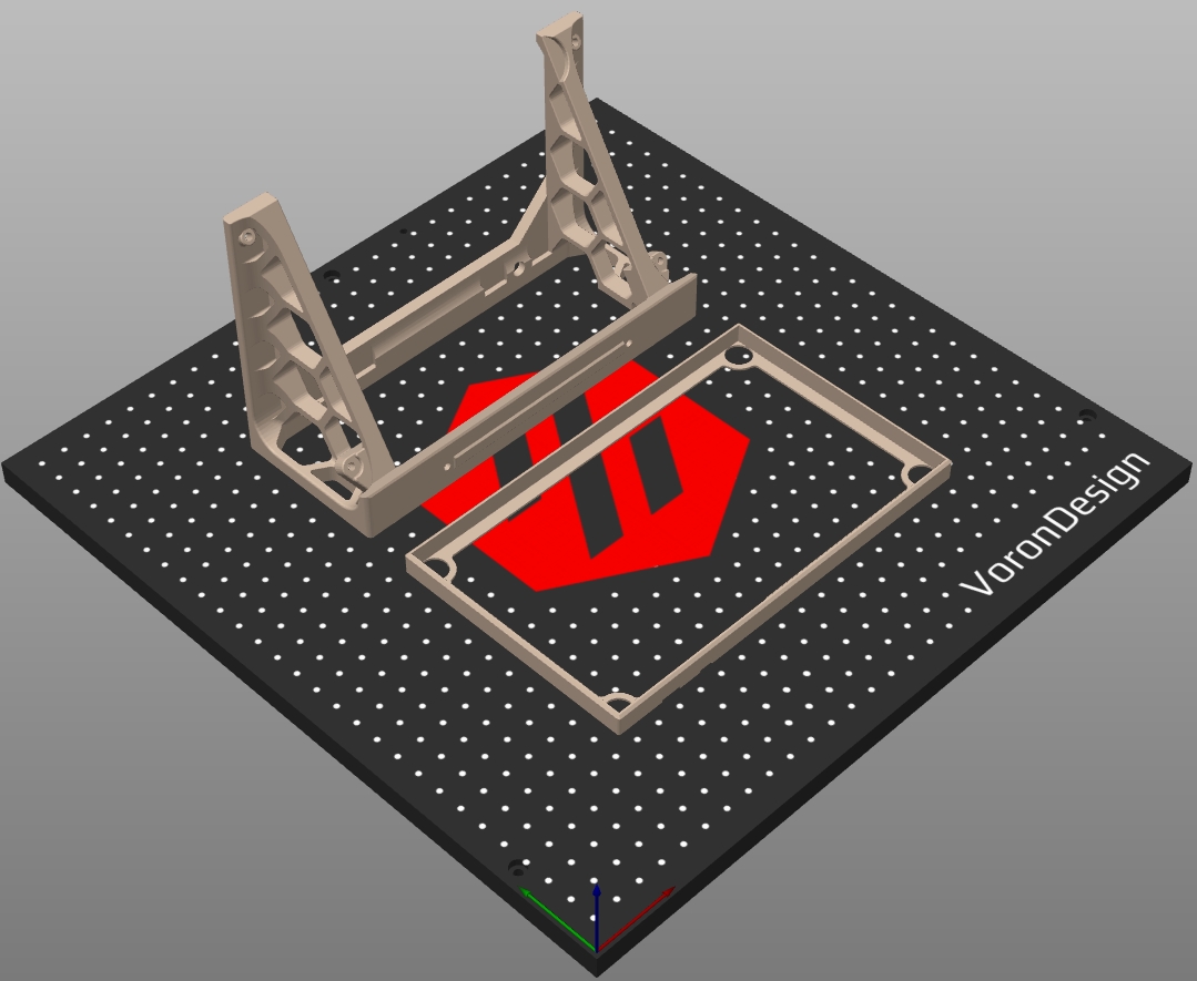 Voron Trident BTT Pi TFT 70 Mount by Nathan | Download free STL model ...