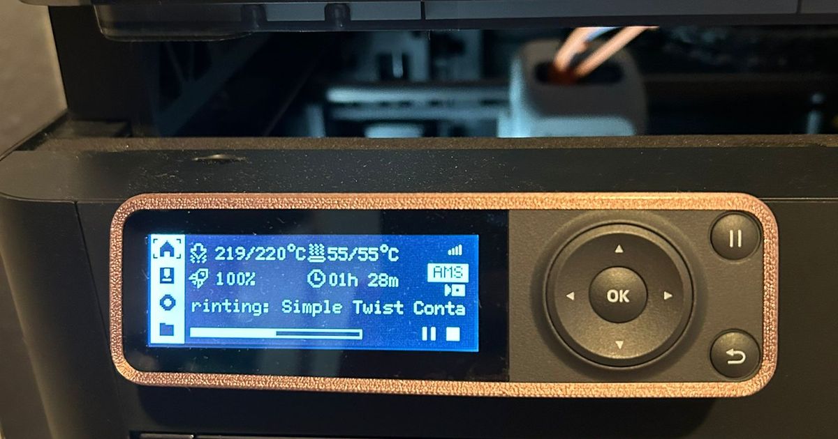 Bambulab Bambu Lab Display AMS Upgrade by Next3Dprints | Download free ...