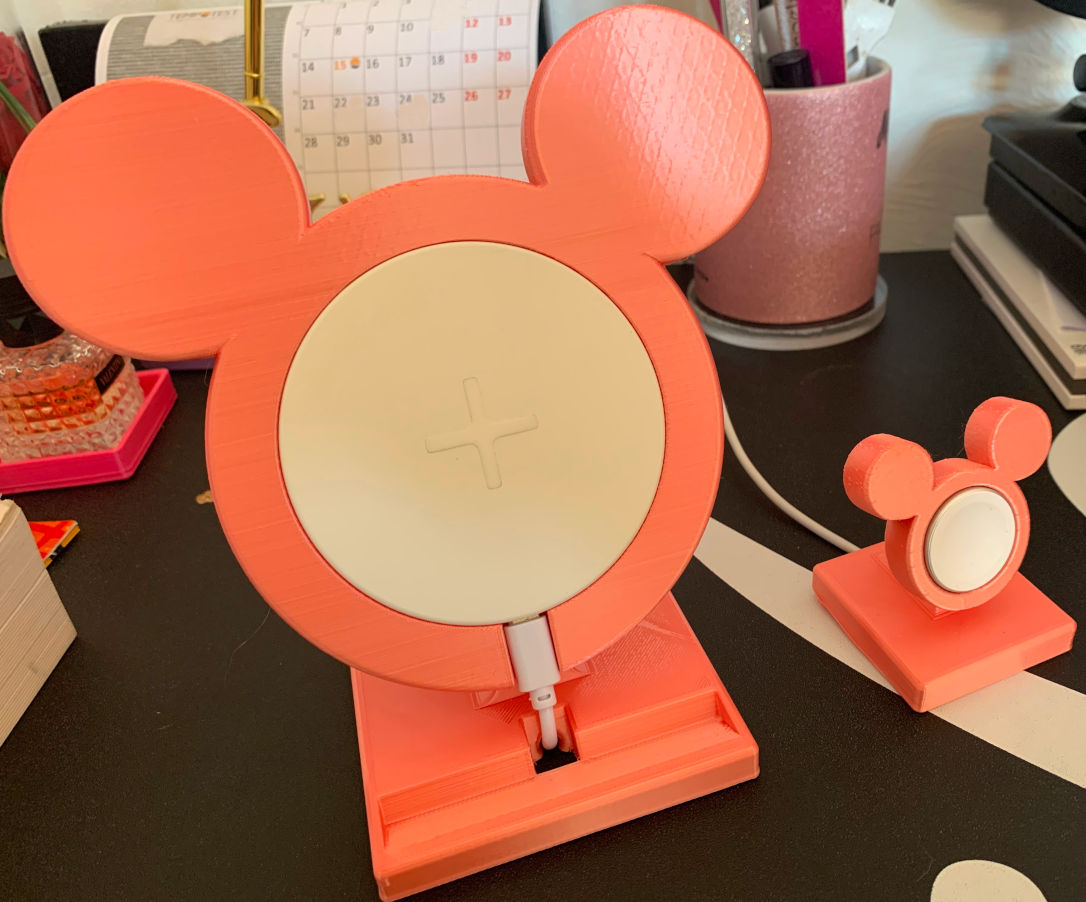 Mickey Iphone Qi Charger Ikea Livboj by pierre0412 | Download free STL ...
