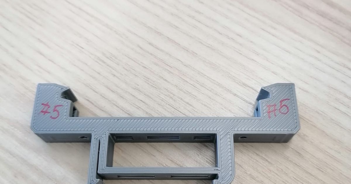 DIN rail mount for 65 mm PCB board by patisimus | Download free STL ...