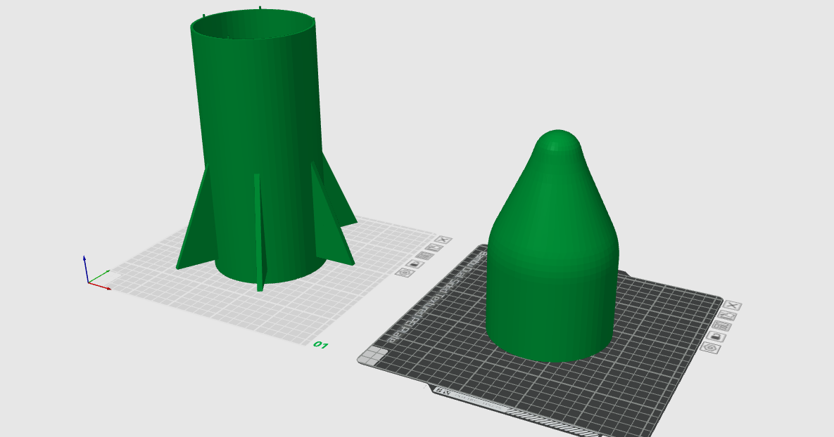 Model Rocket Shell for 2 Liter Bottle by Cannon Brugman | Download free ...