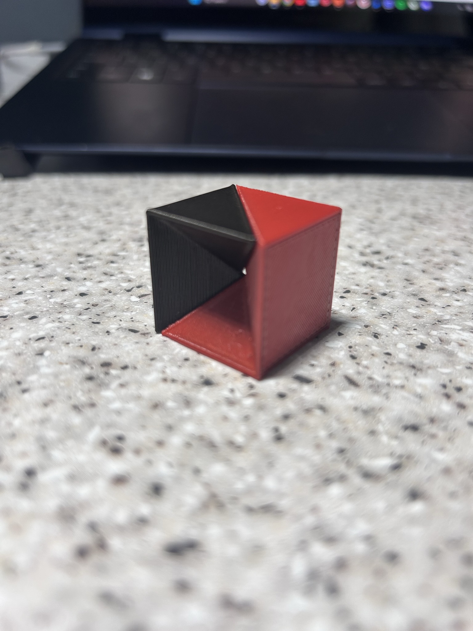 Low Poly Cube by George Tempest | Download free STL model | Printables.com