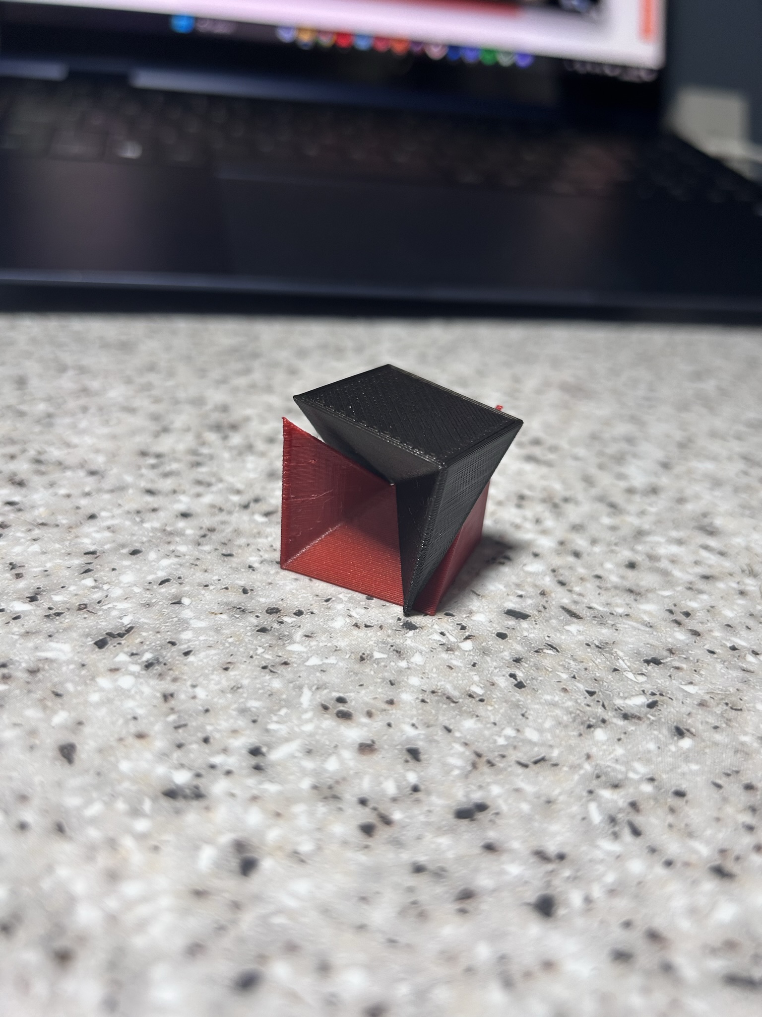 Low Poly Cube by George Tempest | Download free STL model | Printables.com