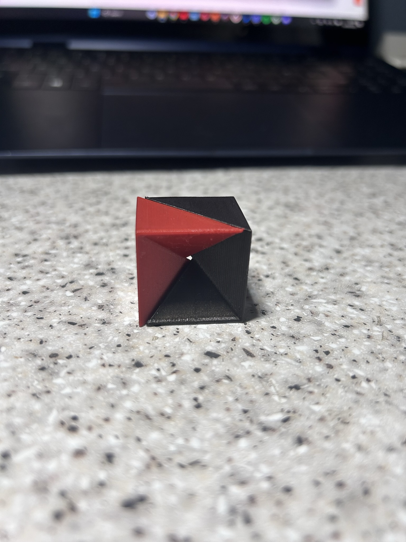 Low Poly Cube by George Tempest | Download free STL model | Printables.com