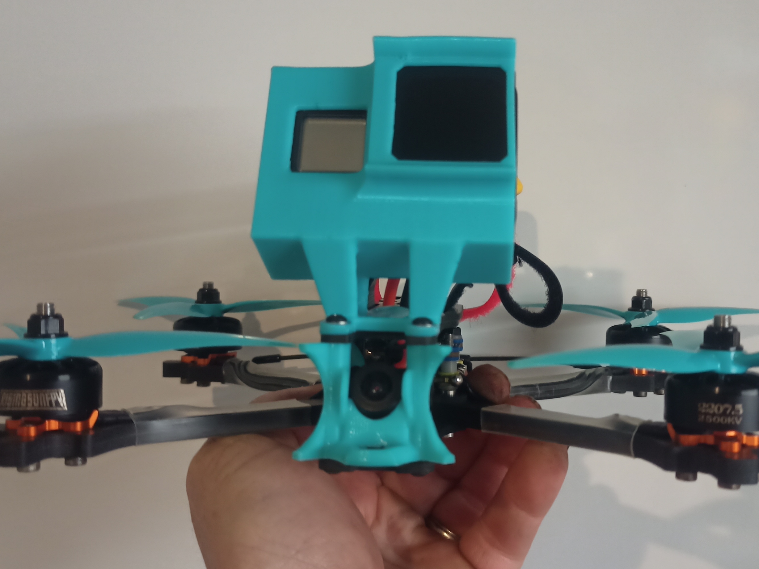 Gopro Hero 8 mount for TBS Source 1 V5 with TBS ND filter slot by ...