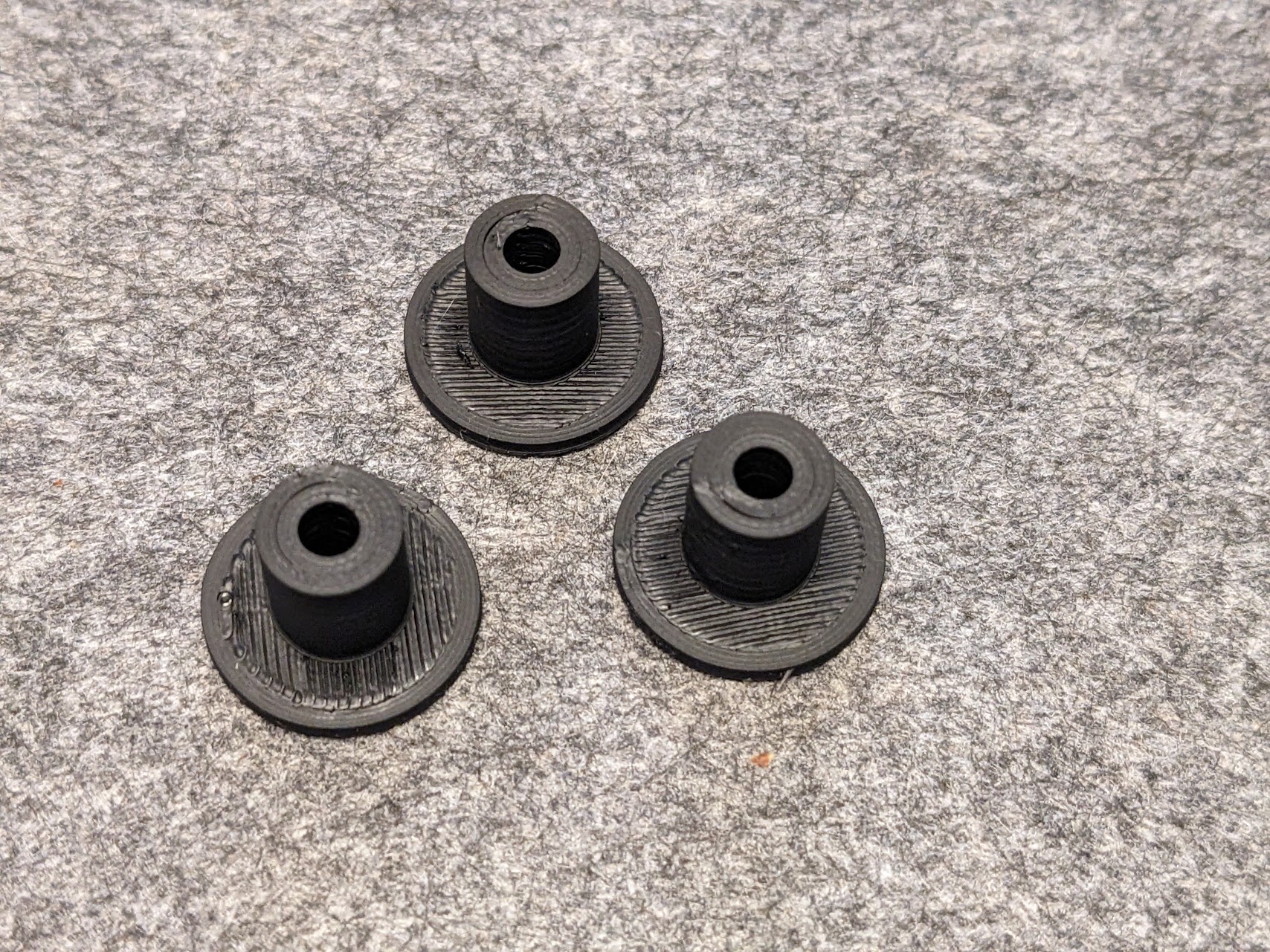 Fysetc Voron Zero 0.1/0.2 heatbed mount adapter for rubber spacers by ...