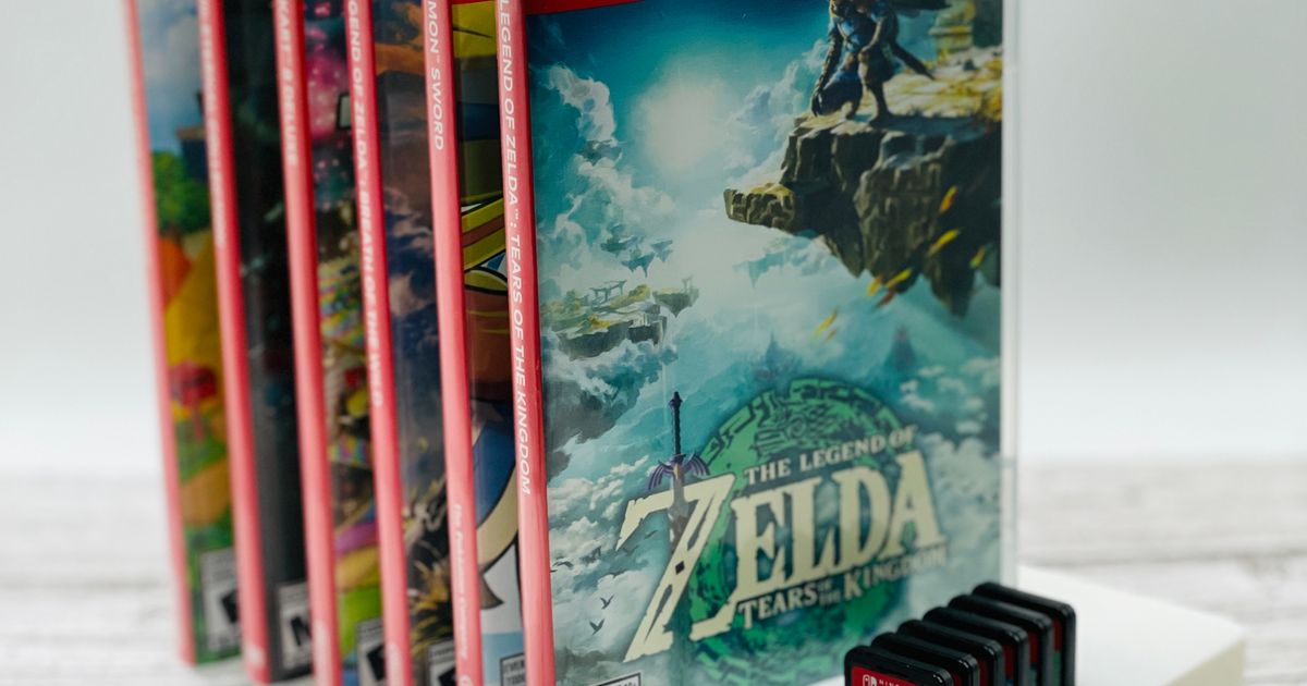 SWITCH CASE AND GAME STAND by Noob3dPrinting | Printables Store