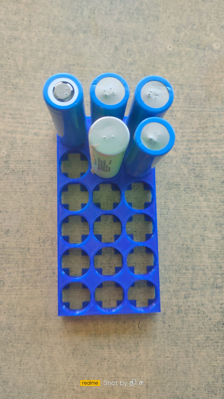 18650 Battery Holder 6x3 by தி.ச | Download free STL model | Printables.com