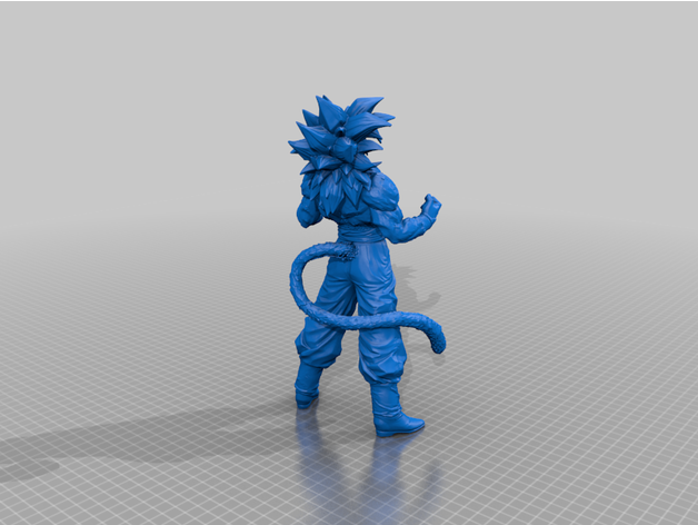 Dragon Ball GT / Goku SS4 by Damian OLiwa | Download free STL model ...