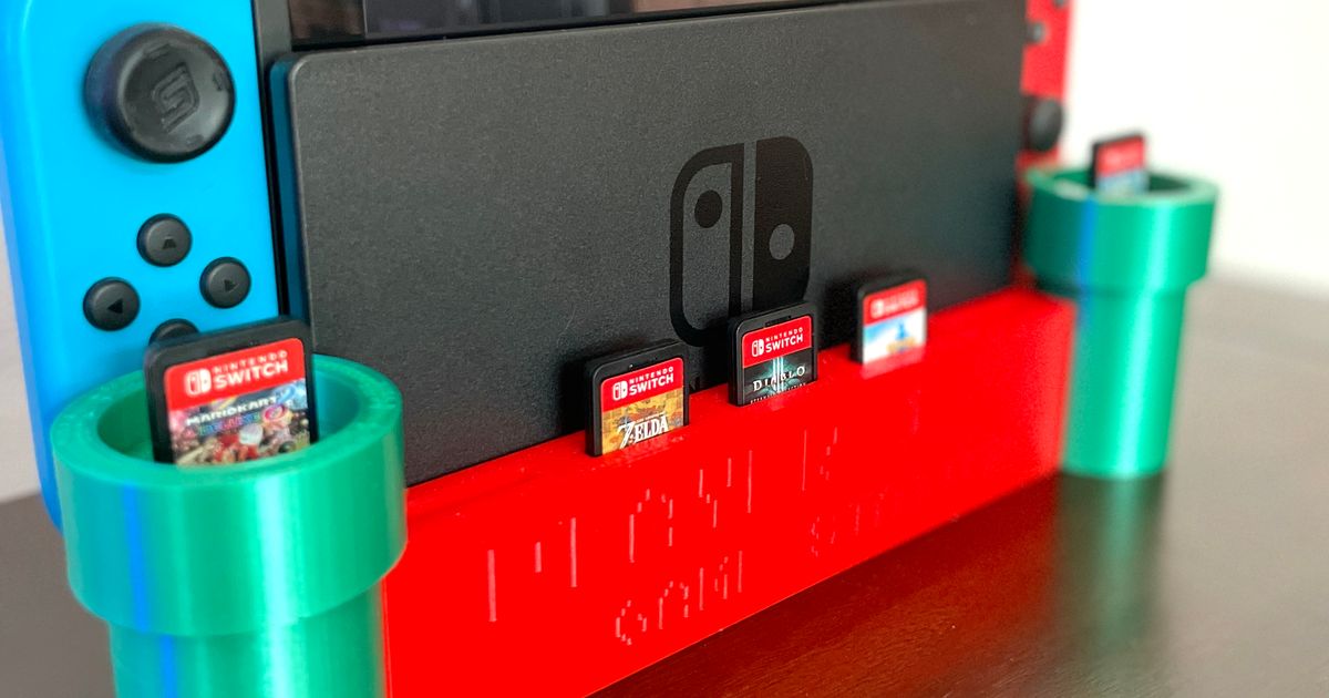 SWITCH STAND WITH PIPES by Noob3dPrinting | Printables Store