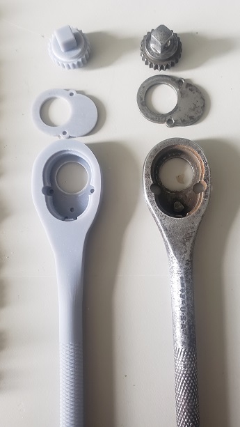 Ratcheting Socket Wrench by MikeF | Download free STL model ...