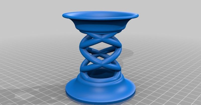 Spiral candle holder by rezy | Download free STL model | Printables.com