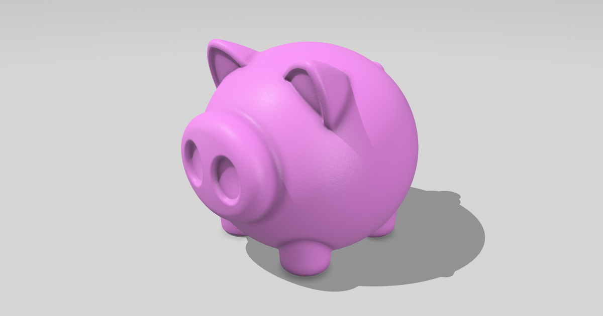 Piggy tire valve cap by voyczech | Download free STL model | Printables.com