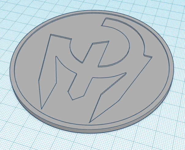 Mahomes Symbol Coaster by Curtis Walters | Download free STL model ...